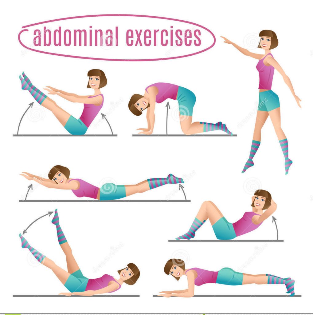 Workout, Illustrated Exercises