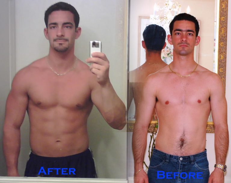 Carlo Build Muscle - Before and After Picture