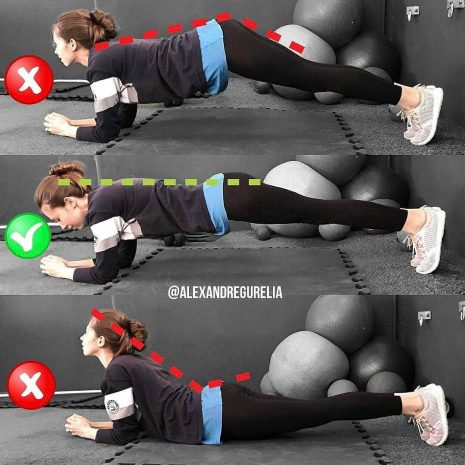how to properly implement the plank