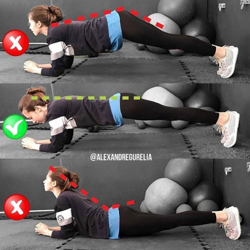 how to properly implement the plank