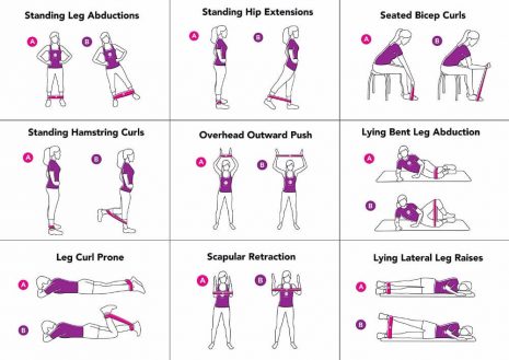 8-Level Fitness Resistance Bands