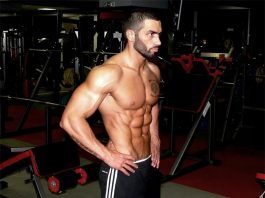 Drying the body for men: exercise and nutrition