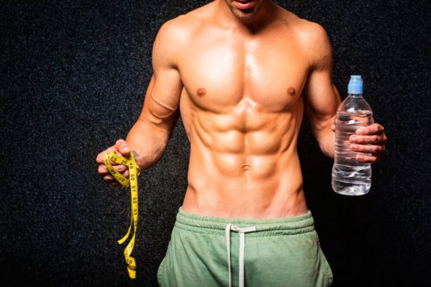 Drying the body for men: exercise and nutrition