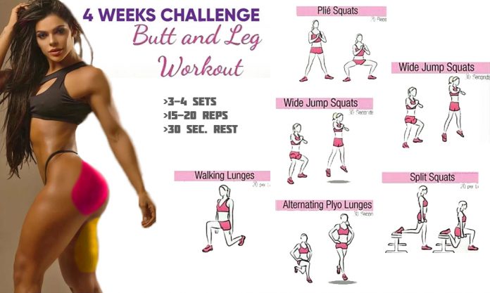 4 Weeks Challenge Bigger Bum Workout, Technique, Tips, Benefits