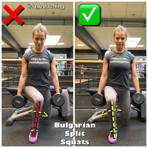 Bulgarian split squats