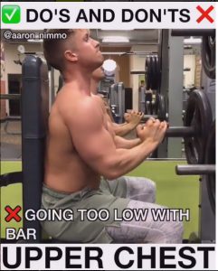 How to Upper Chest Press with Smith Machine Bar- weighteasyloss.com
