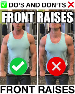 Barbell Front Raises Proper Form