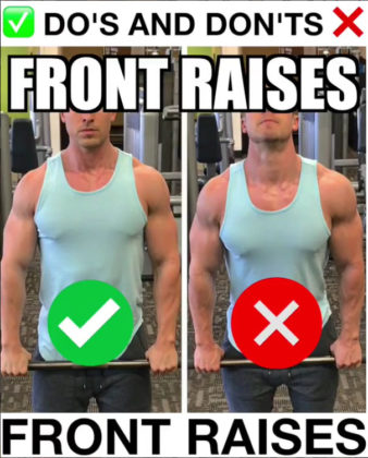 Barbell Front Raises Proper Form