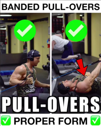 Banded Single Arm Pull Overs Proper Technique | Video & Guide