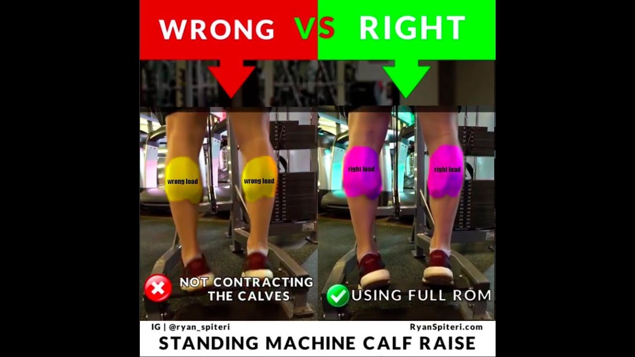 STANDING CALF RAISE | Wrong & Right