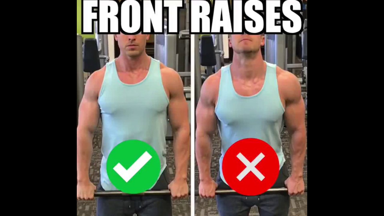Barbell Front Raises Proper Form