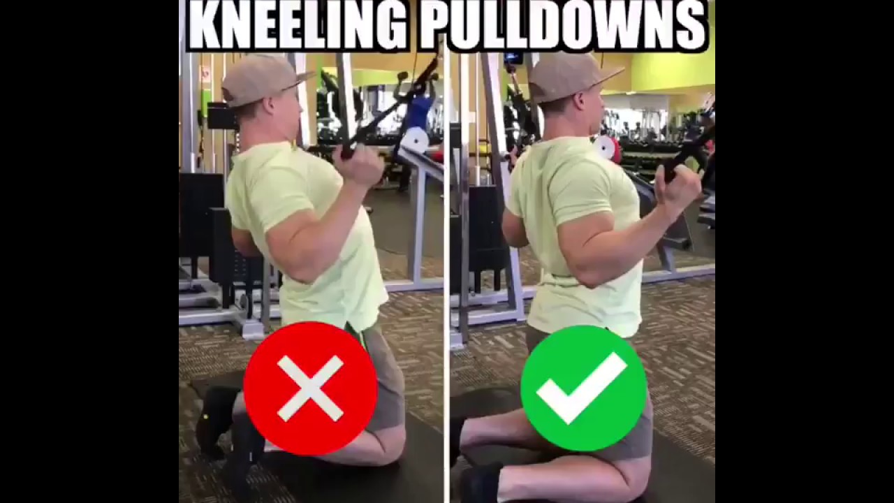 Kneeling Pulldowns Proper Form | Video & Guide