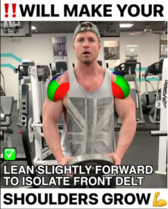 3 EXERCISES TO GROW YOUR FRONT DELTS | VIDEO & GUIDE