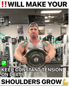 3 EXERCISES TO GROW YOUR FRONT DELTS | VIDEO & GUIDE