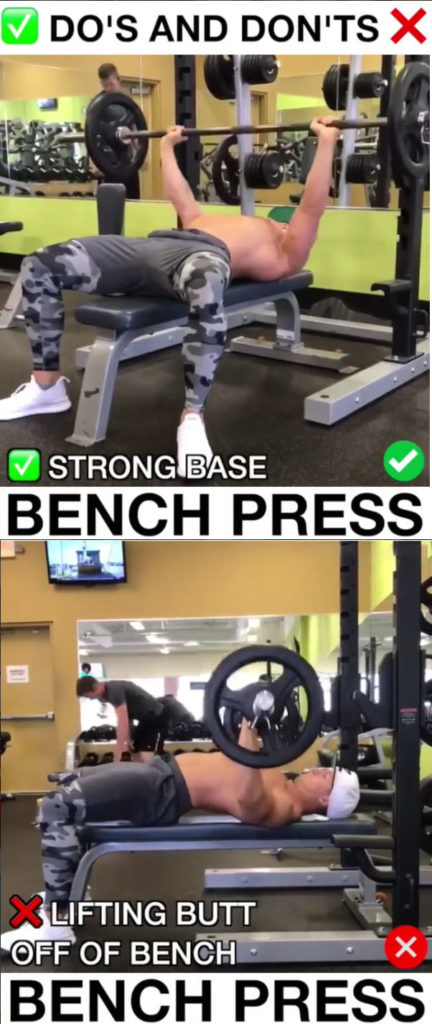 Barbell Bench Proper Form | Bad & Good | Video
