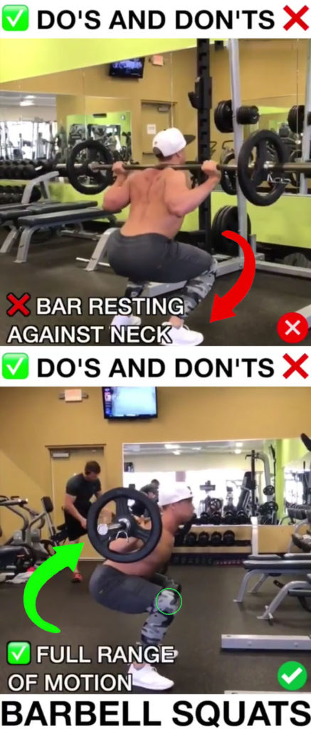 Barbell Squats Proper Form | Video & Guide
