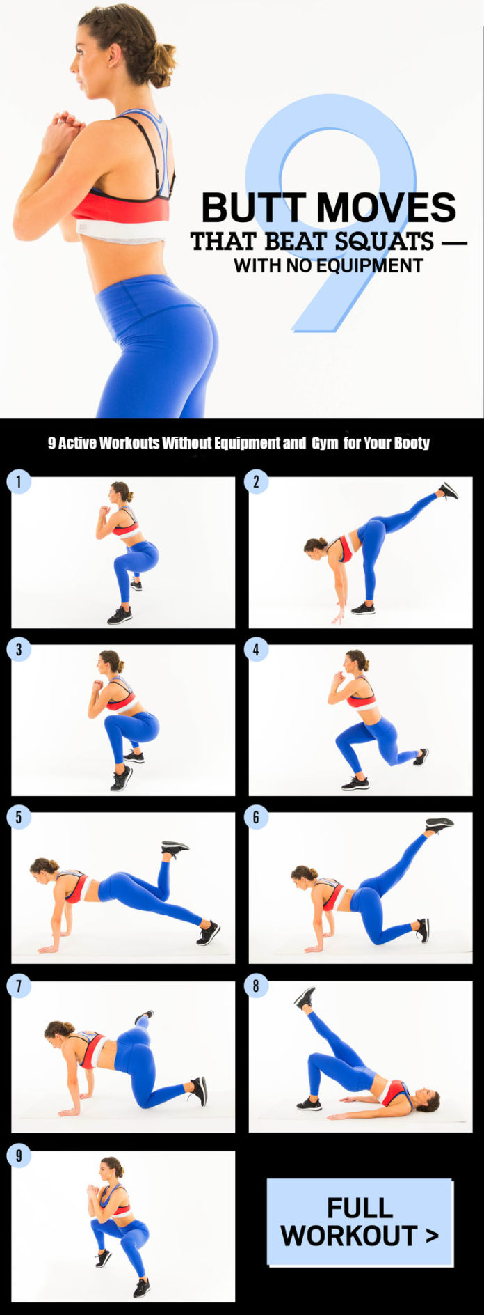 9 Butt Exercises to Transform Your Glutes