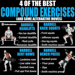 4 BEST COMPOUND EXERCISES