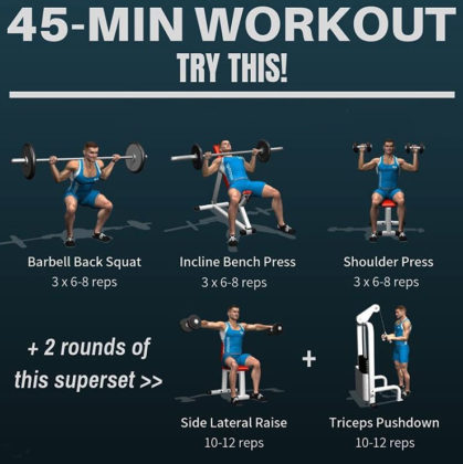 45-MIN WORKOUT | Pic & Guide