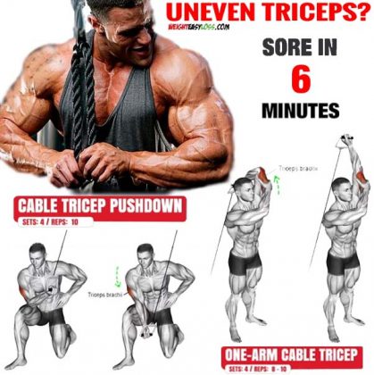 How to Uneven Triceps: Types, Variations, Benefits