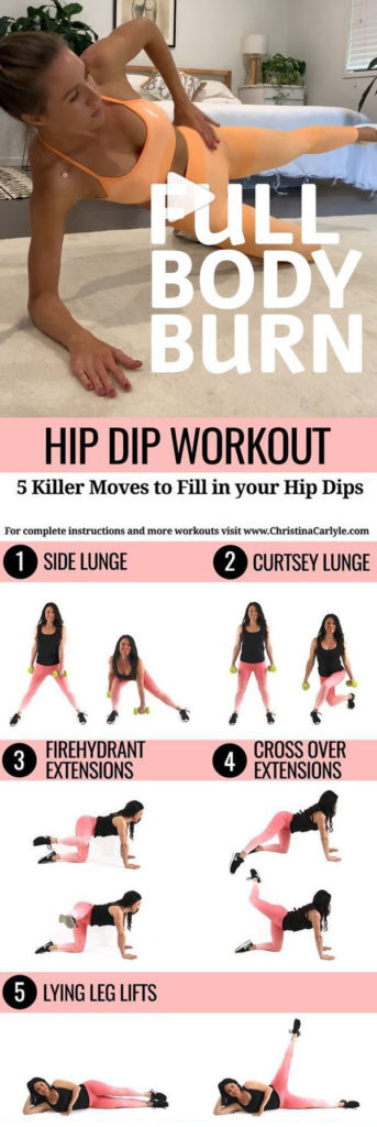 HOW TO LOSE HIP DIPS | Video & Guide
