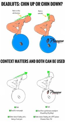 DEADLIFTS: CHIN UP OR CHIN DOWN?