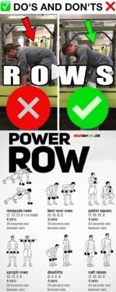 BACK ROW - VARIATION EXERCISES