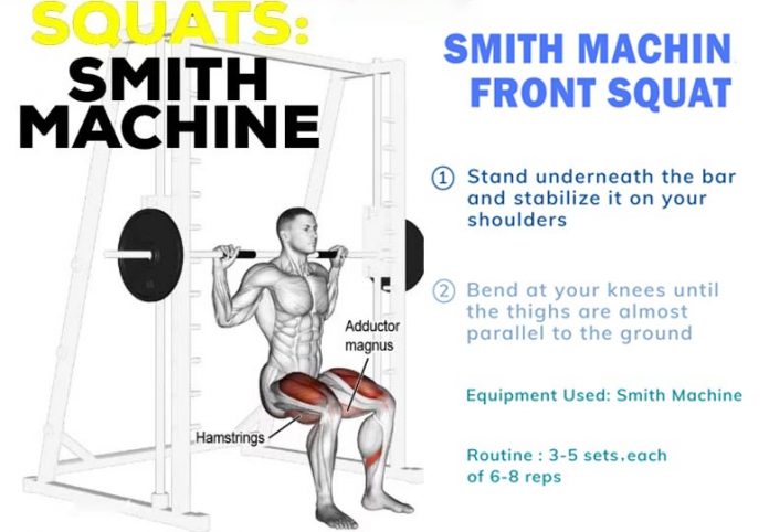 How to Do Deep Smith Machine Squats: Benefits, Alternatives