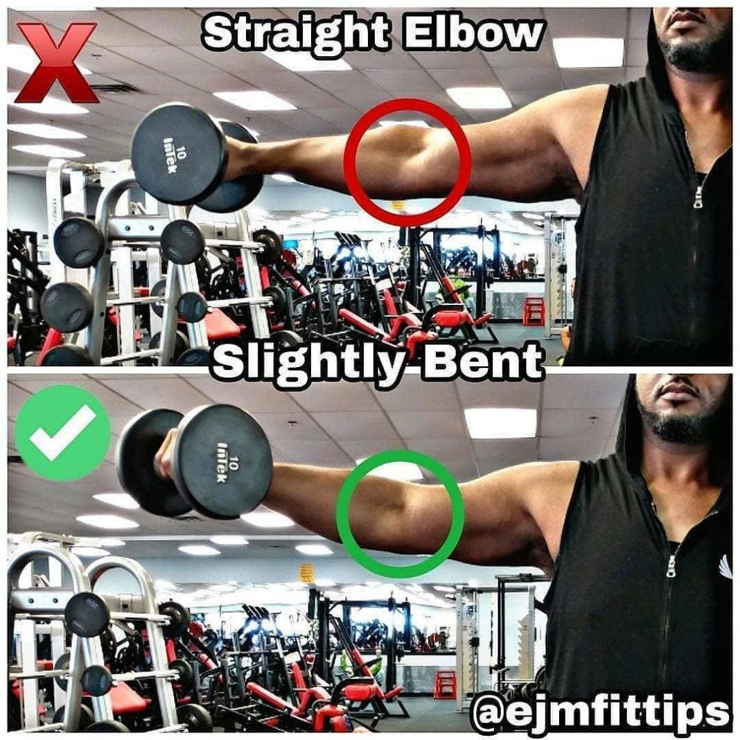 How to Right Lateral Raises | Picture & Guide