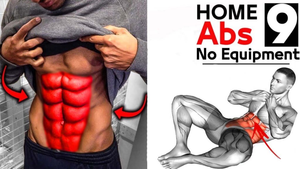 How to Do 9 Best at Home Abs - No Equipment